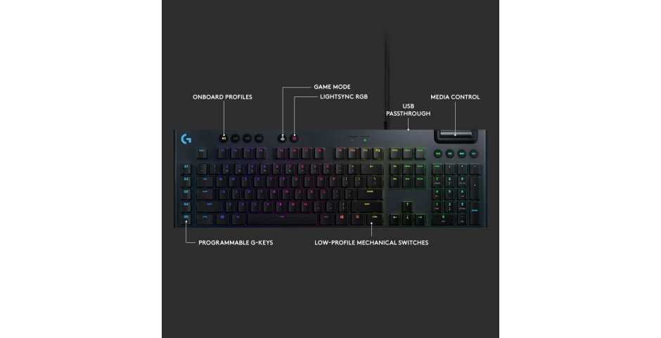 Клавиатура Logitech G815 LIGHTSYNC (Linear switch, RUS) - купить в ...