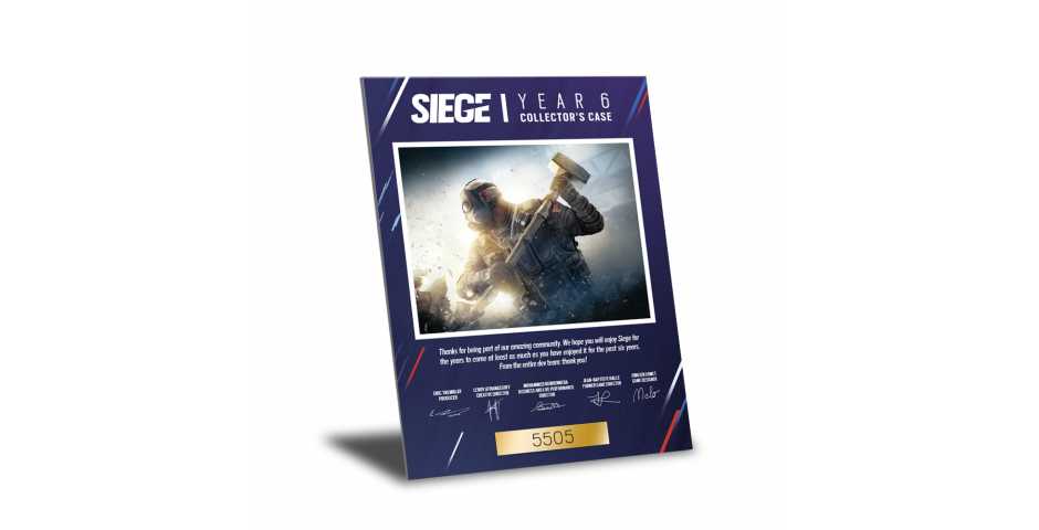Tom Clancy's Rainbow Six Siege Year 6 Collector's Case (Без игры ...