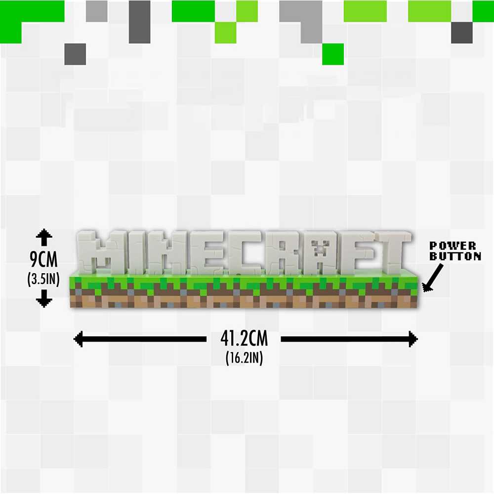 Светильник Minecraft Logo Light - купить в Минске, цены
