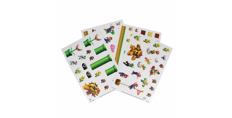 Набор наклеек Super Mario Gadget Decals - купить в Минске, цены
