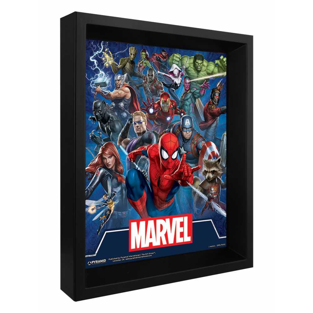 Постер 3D Marvel (Cinematic Icons) - купить в Минске, цены